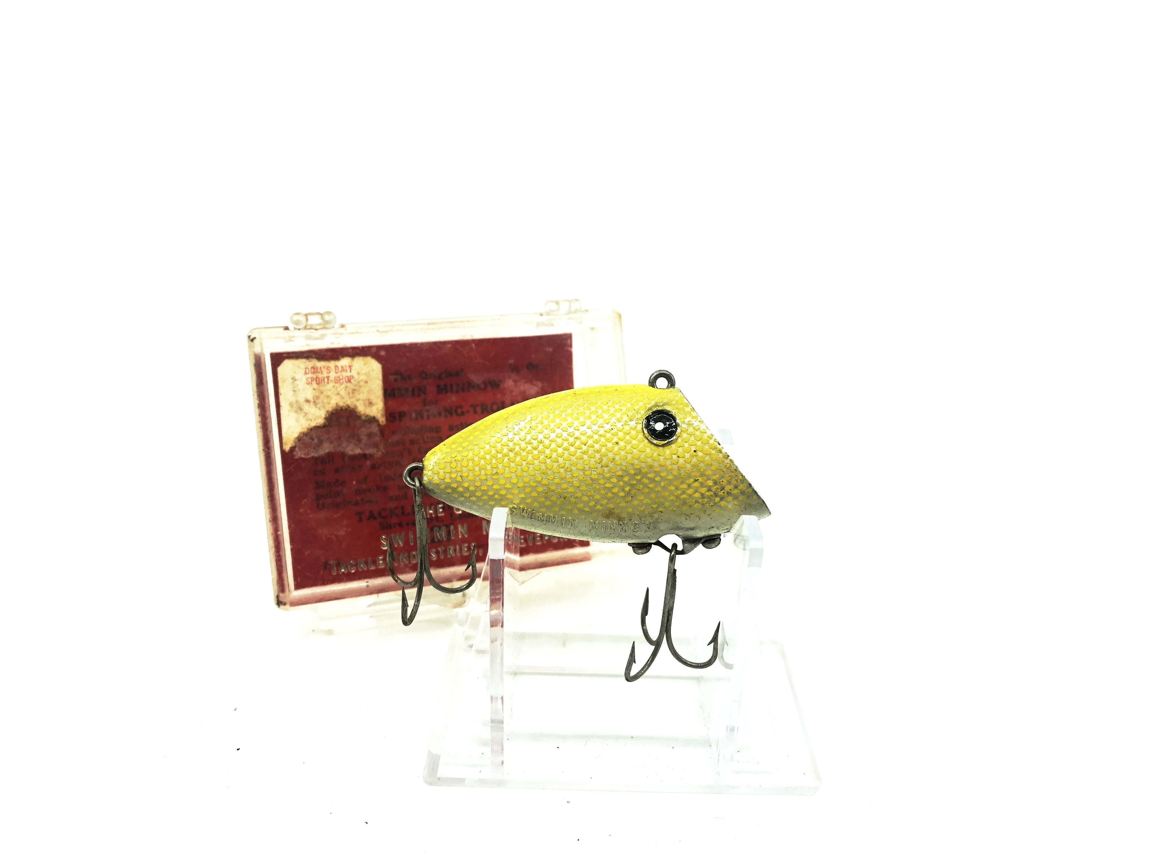 Tackle Industries Swimmin Minnow Yellow Scale Color with Box – My Bait ...