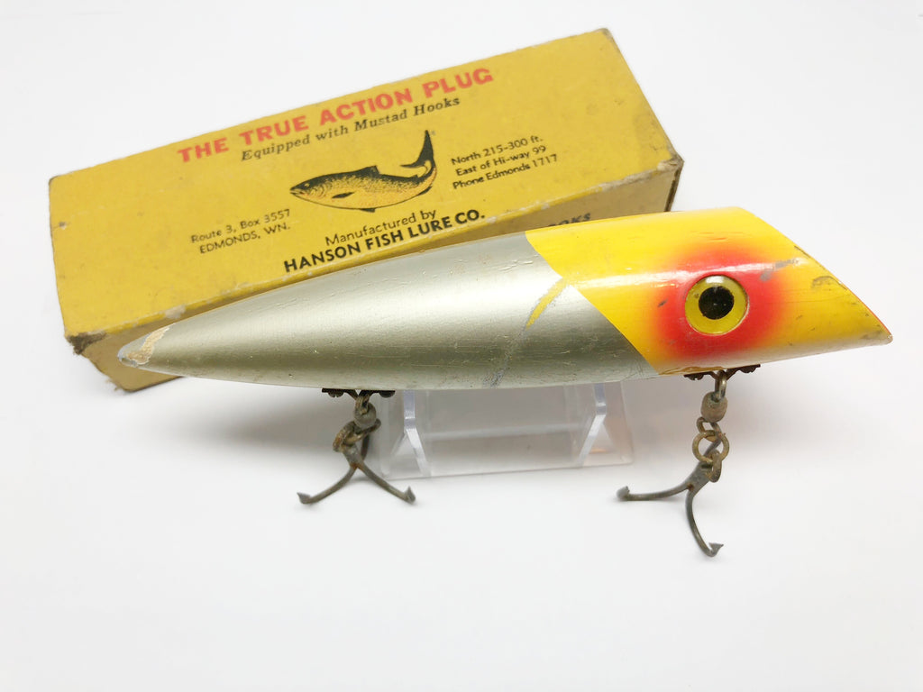 Hanson True Action Plug Salmon Lure with Box Silver Color – My Bait ...