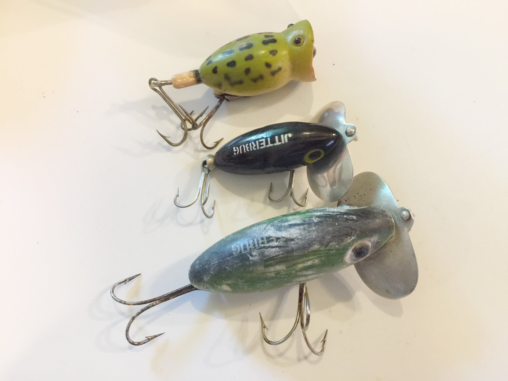 Arbogast Bargain Lot Two Jitterbugs, One Hula Popper – My Bait Shop, LLC