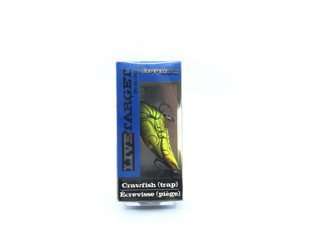 Koppers Live Target Crawfish Trap Mossback Crawfish Color New on Card ...