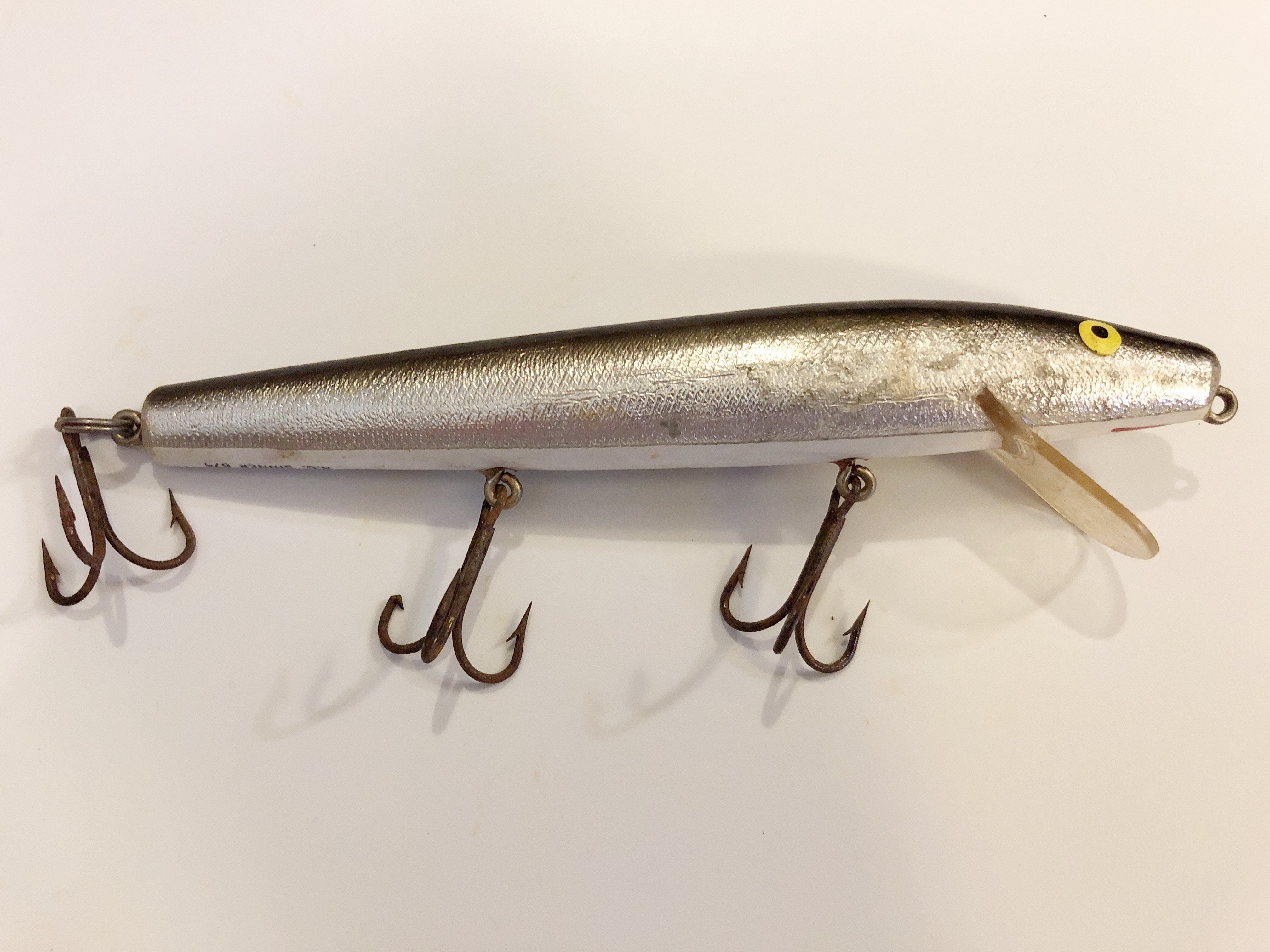 AC Shiner Silver and Black 6 1/2" Musky Lure – My Bait Shop, LLC
