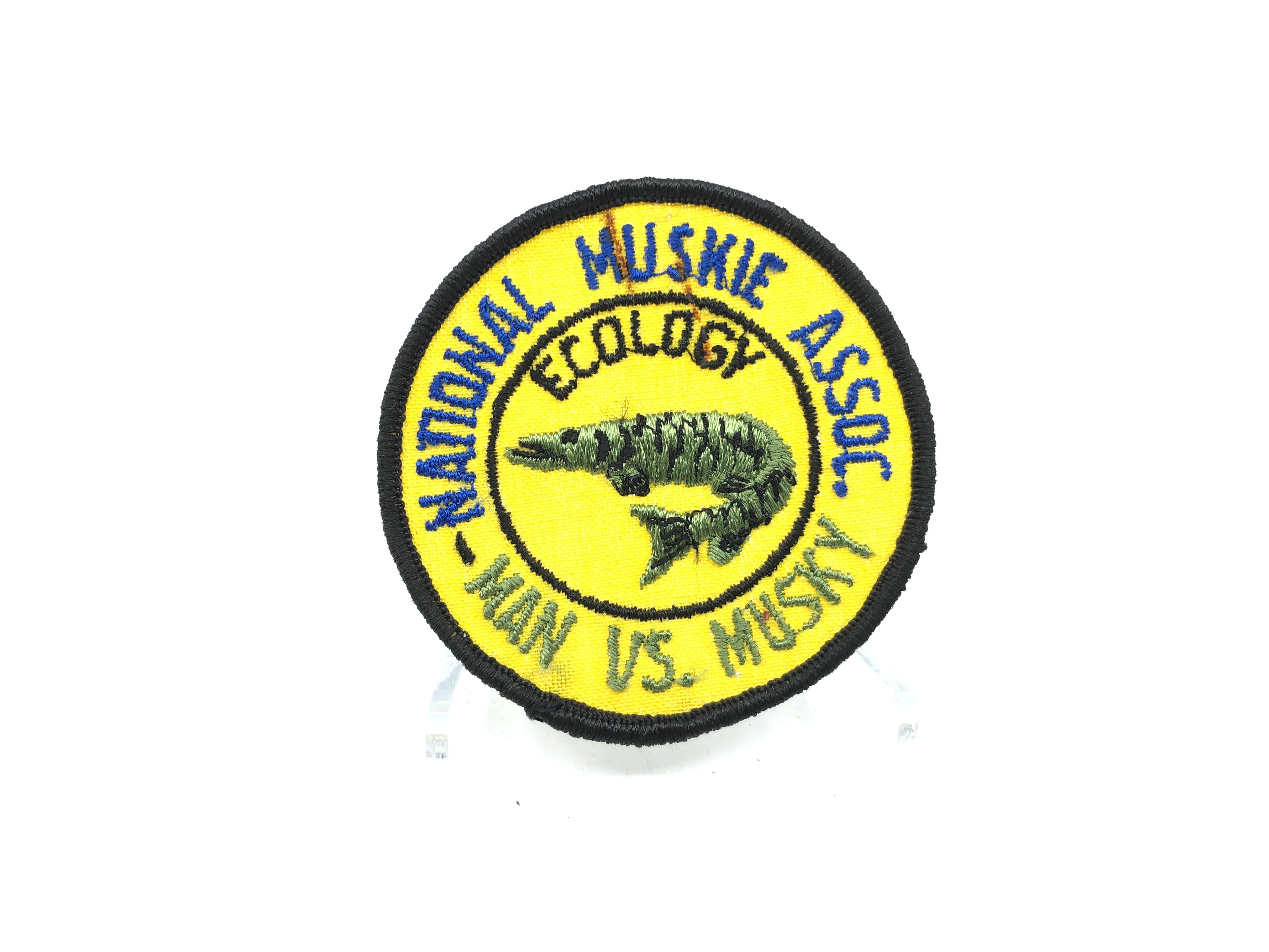 Man Vs. Musky National Muskie Association Patch – My Bait Shop, LLC
