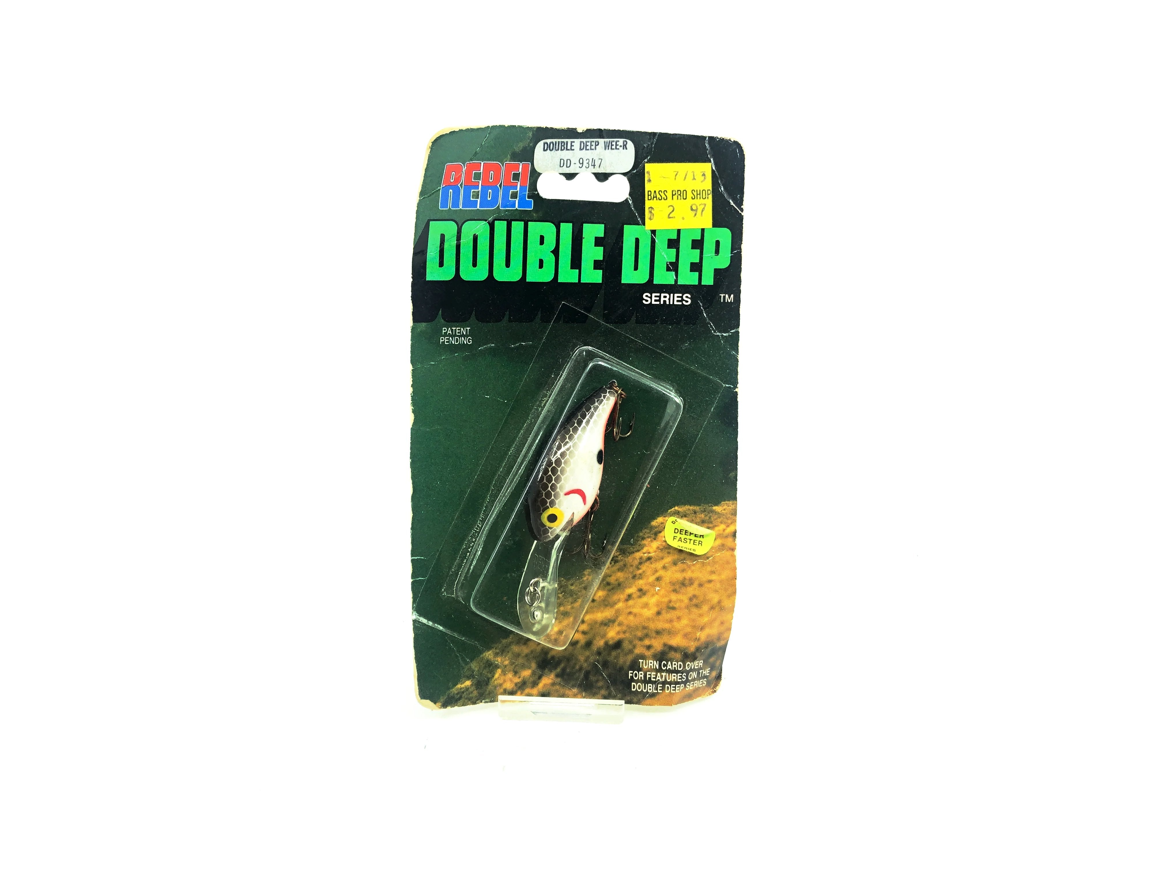 Rebel Double Deep Wee-R DD-9347 Louisiana Shad Color, New on Card – My ...