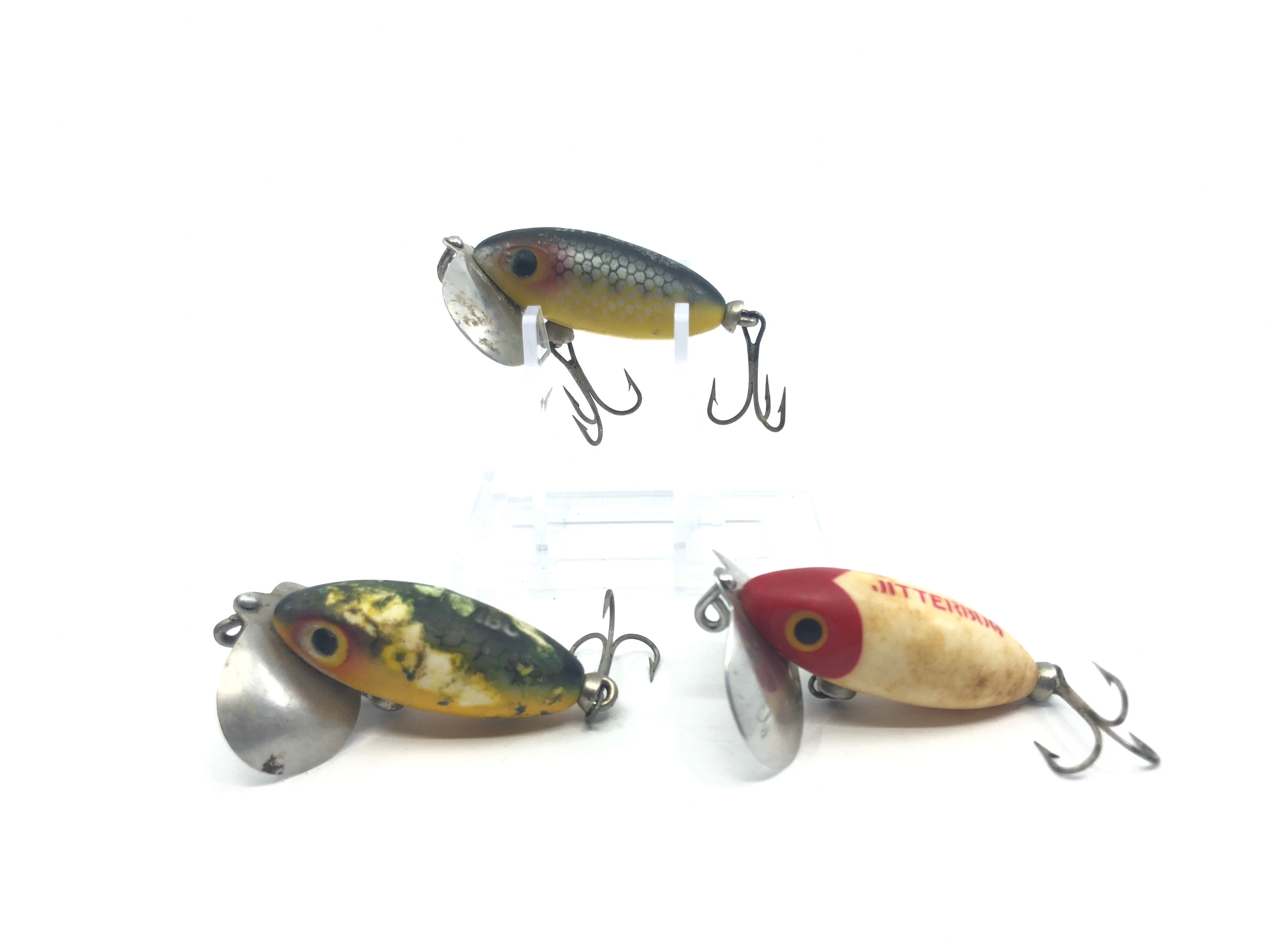 Three Arbogast Jitterbugs Warriors Random Assortment of Colors – My ...