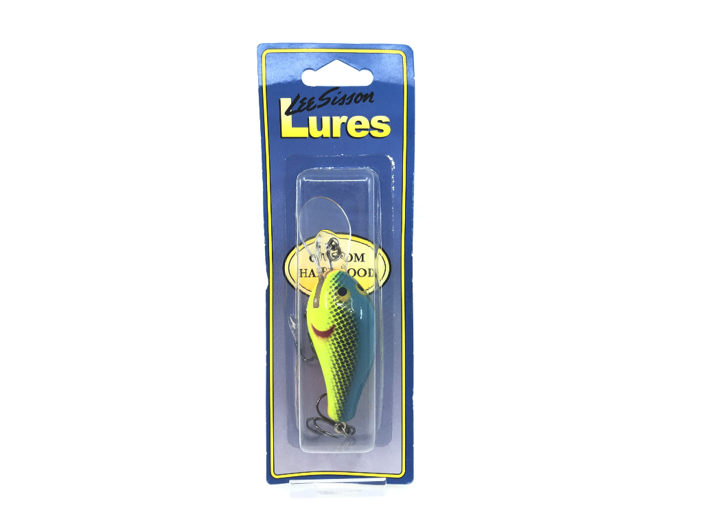Lee Sisson DS2 Chartreuse/Blue Back Color New on Card – My Bait Shop, LLC