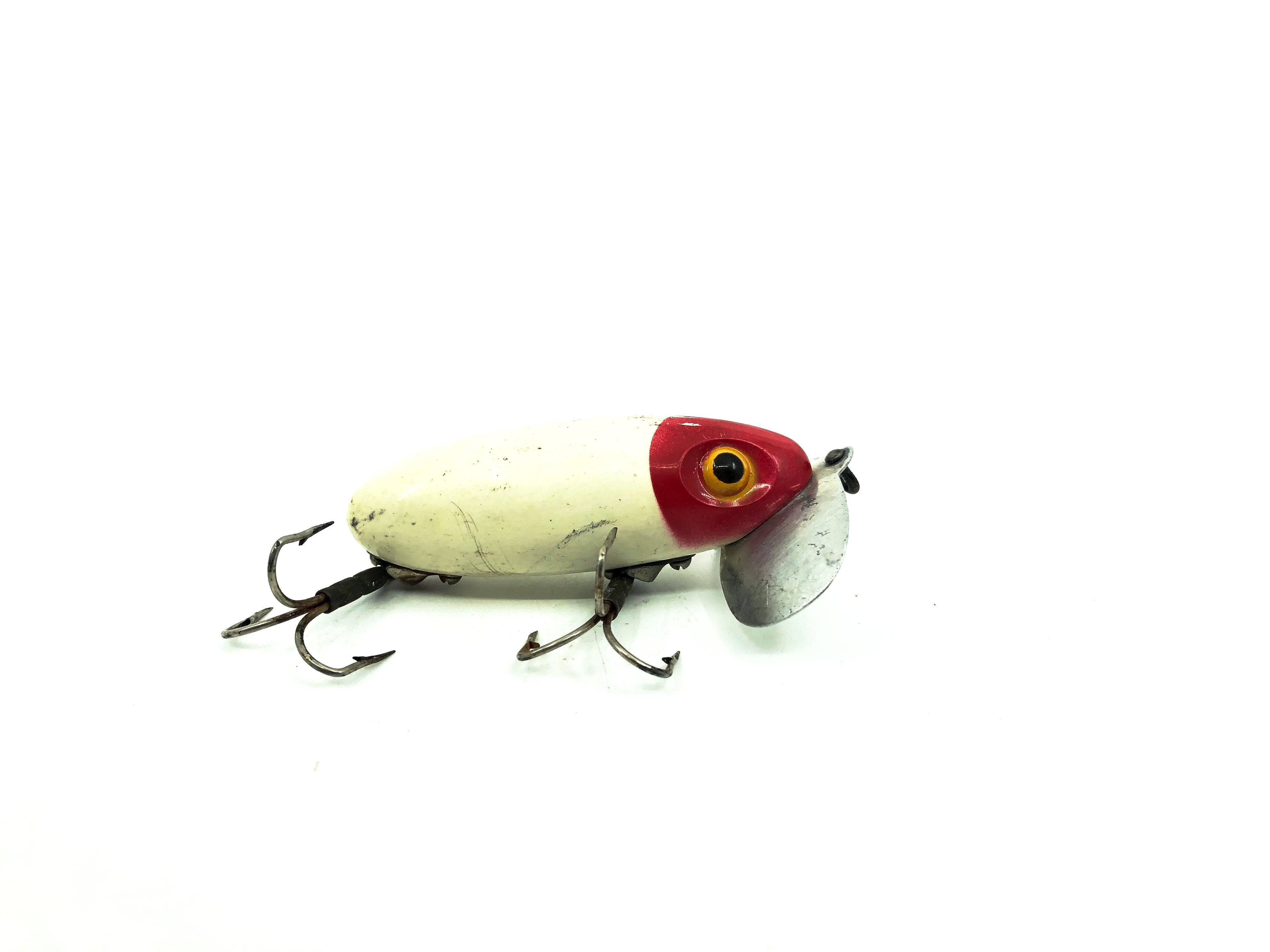 Arbogast Jitterbug Red/White Color, Vintage Bugged-Eyed Model – My Bait ...