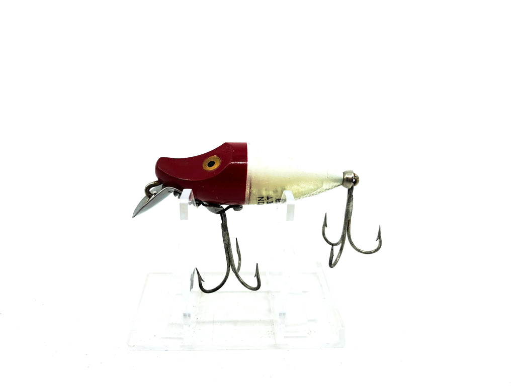 Heddon Midget River Runt Spook 9010 RH Red Head White Body – My Bait ...