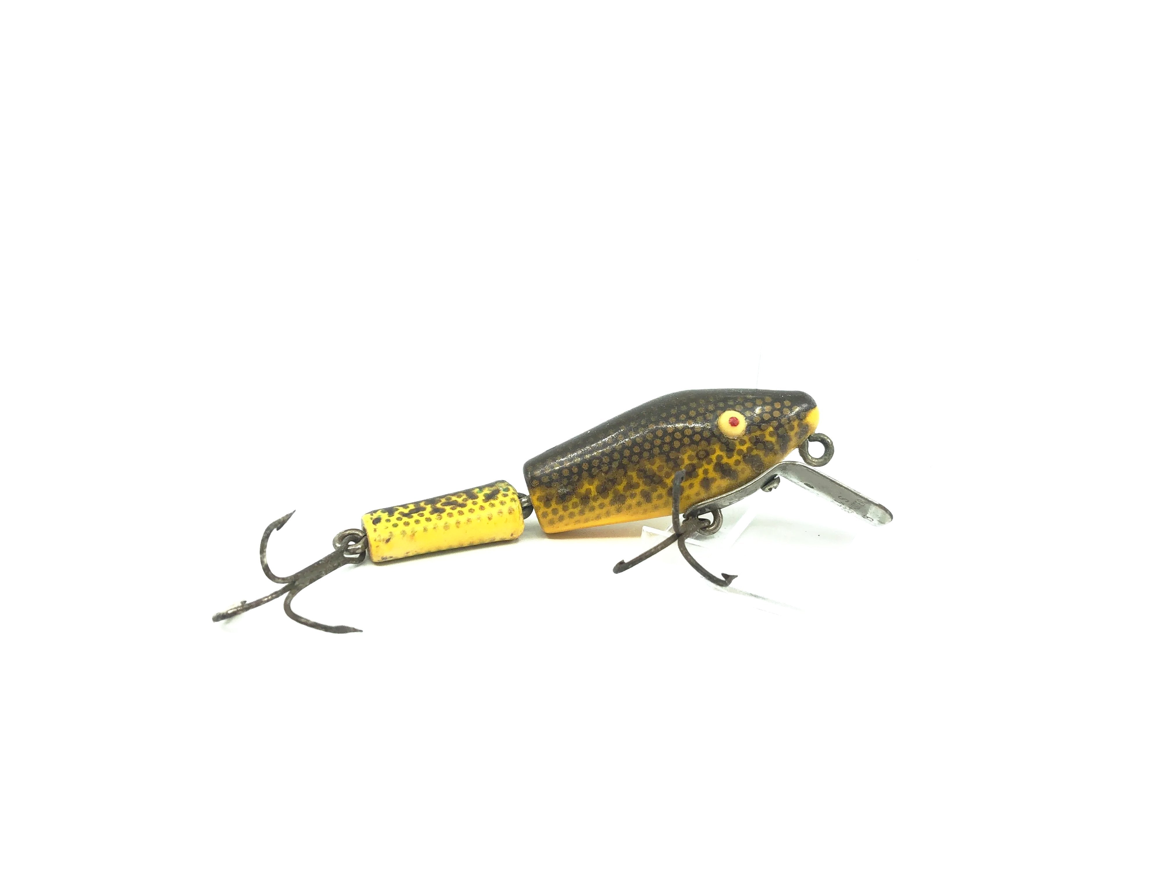 L & S Minnow Bass-Master Model 15, Yellow Speckled Brown Color, Opaque ...