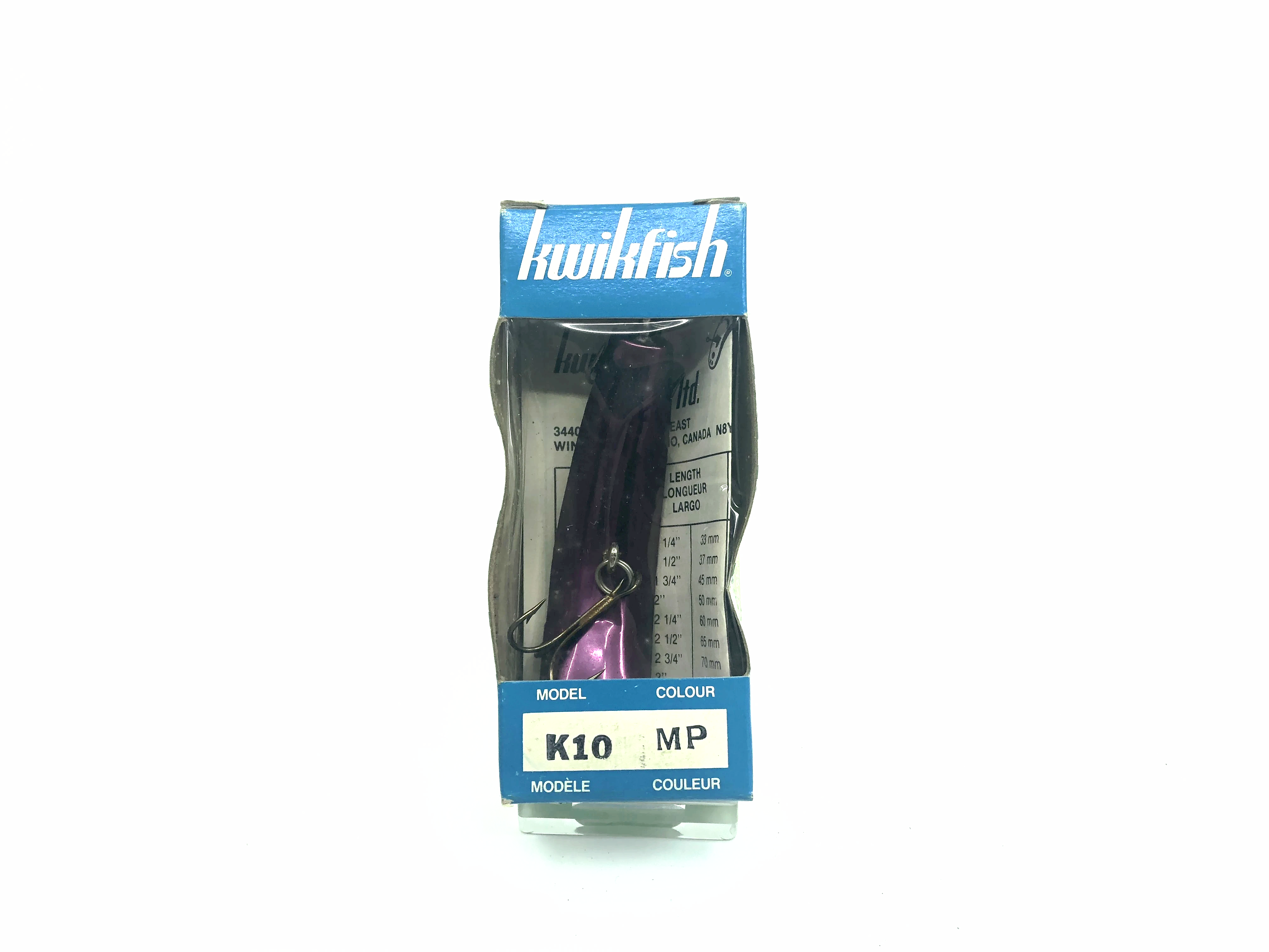 Pre Luhr-Jensen Kwikfish K10 MP Metallic Purple Color New in Box Old S ...