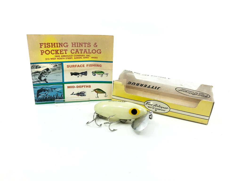 Arbogast Jitterbug Luminous Color with Box, Pressed-Eyed Model 600 LU ...