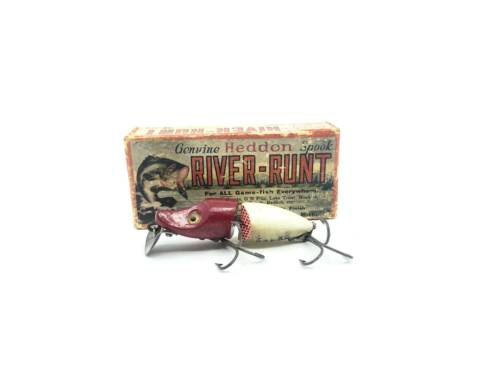 Heddon Jointed Sinking River Runt 9330 RH Red Head Color with Box – My ...