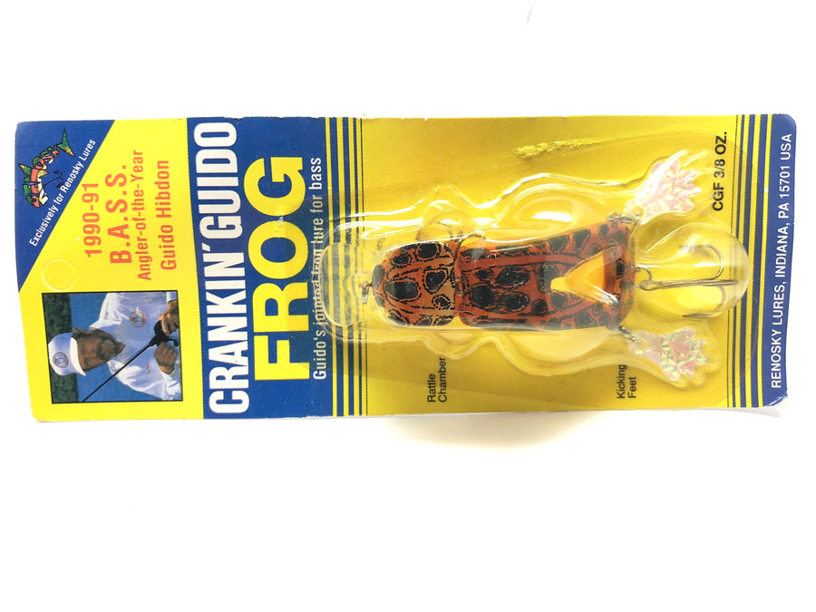 Renosky Crankin' Guido Frog Orange Frog TOUGH COLOR New on Card – My ...