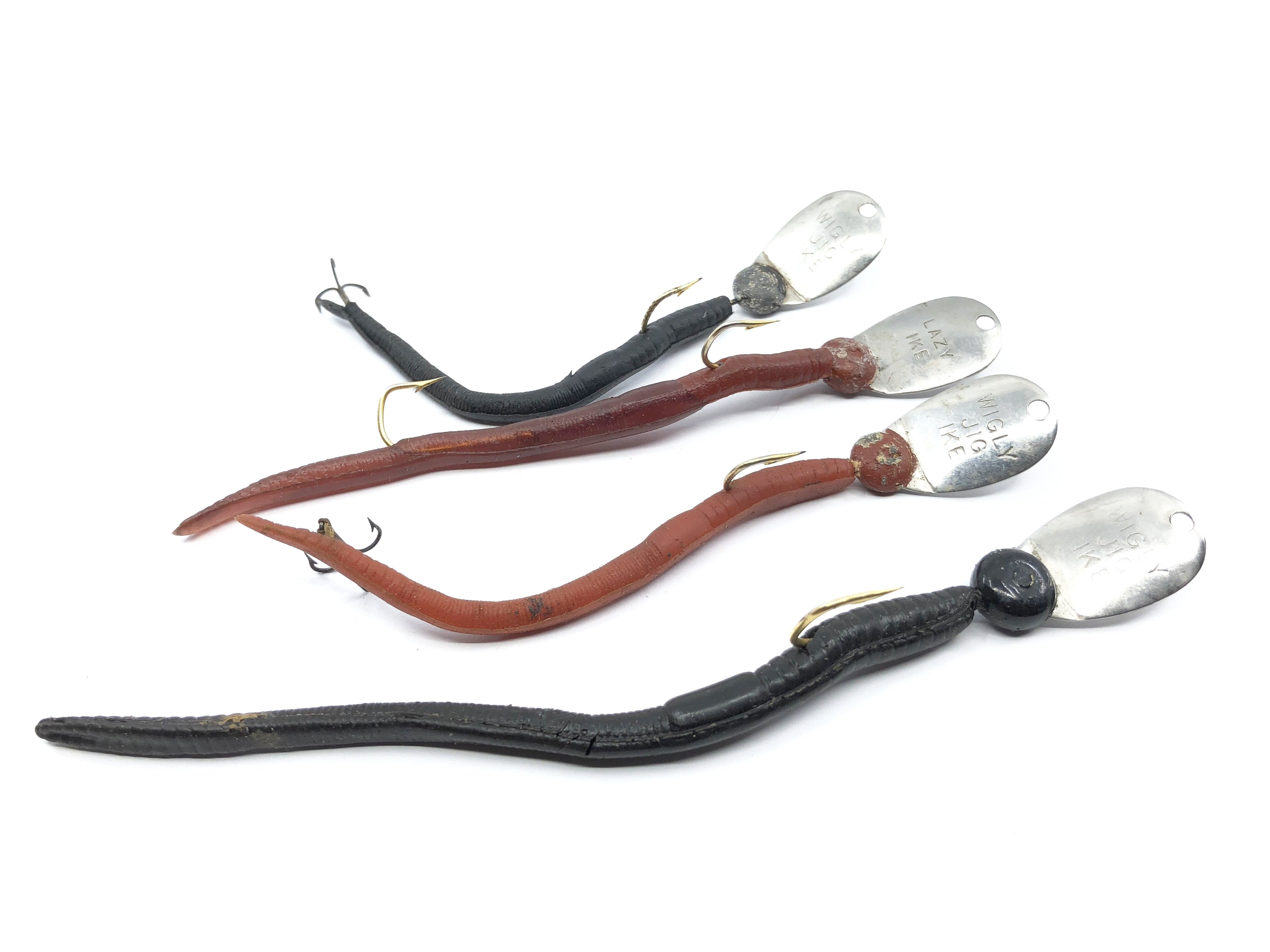Lazy Ike Wiggly Jig Ike Crawler Lot of Four – My Bait Shop, LLC