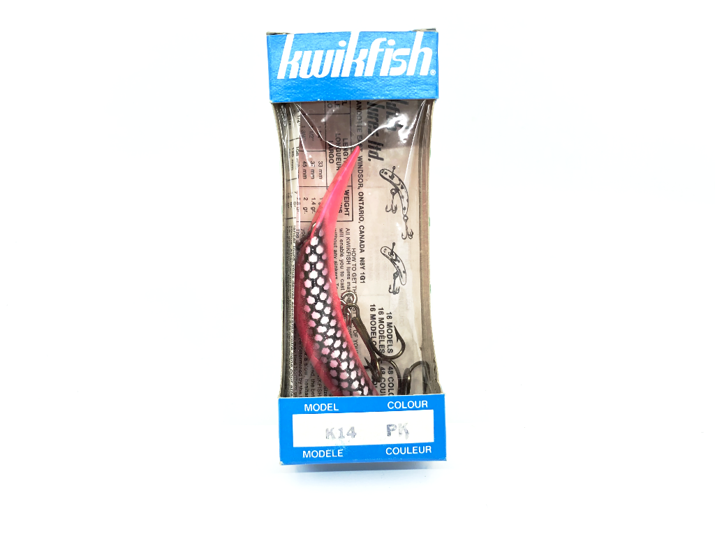 Kwikfish K14 PK Pink Color New in Box Old Stock – My Bait Shop, LLC