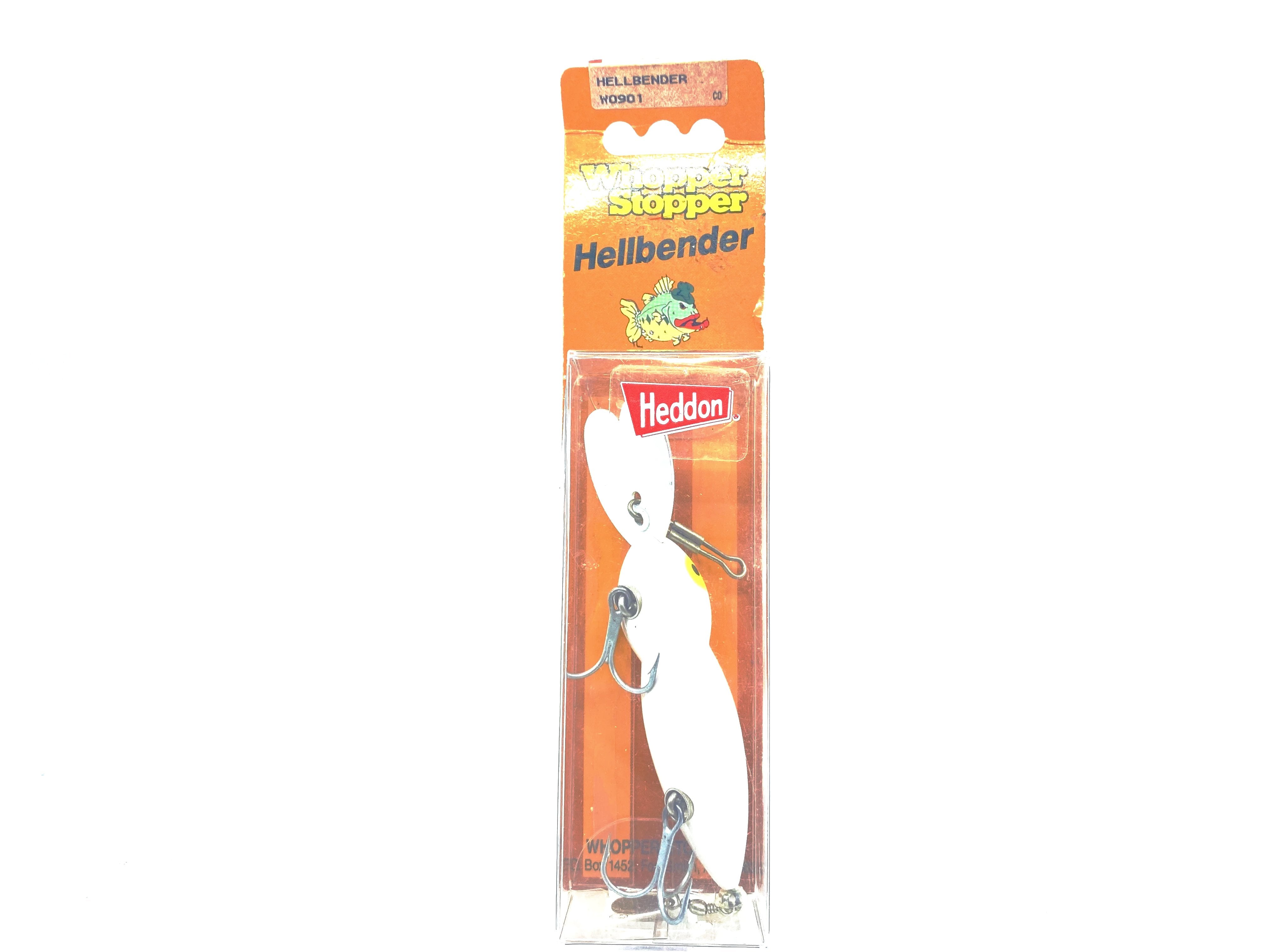 Heddon Hellbender Whopper Stopper White Color – My Bait Shop, LLC