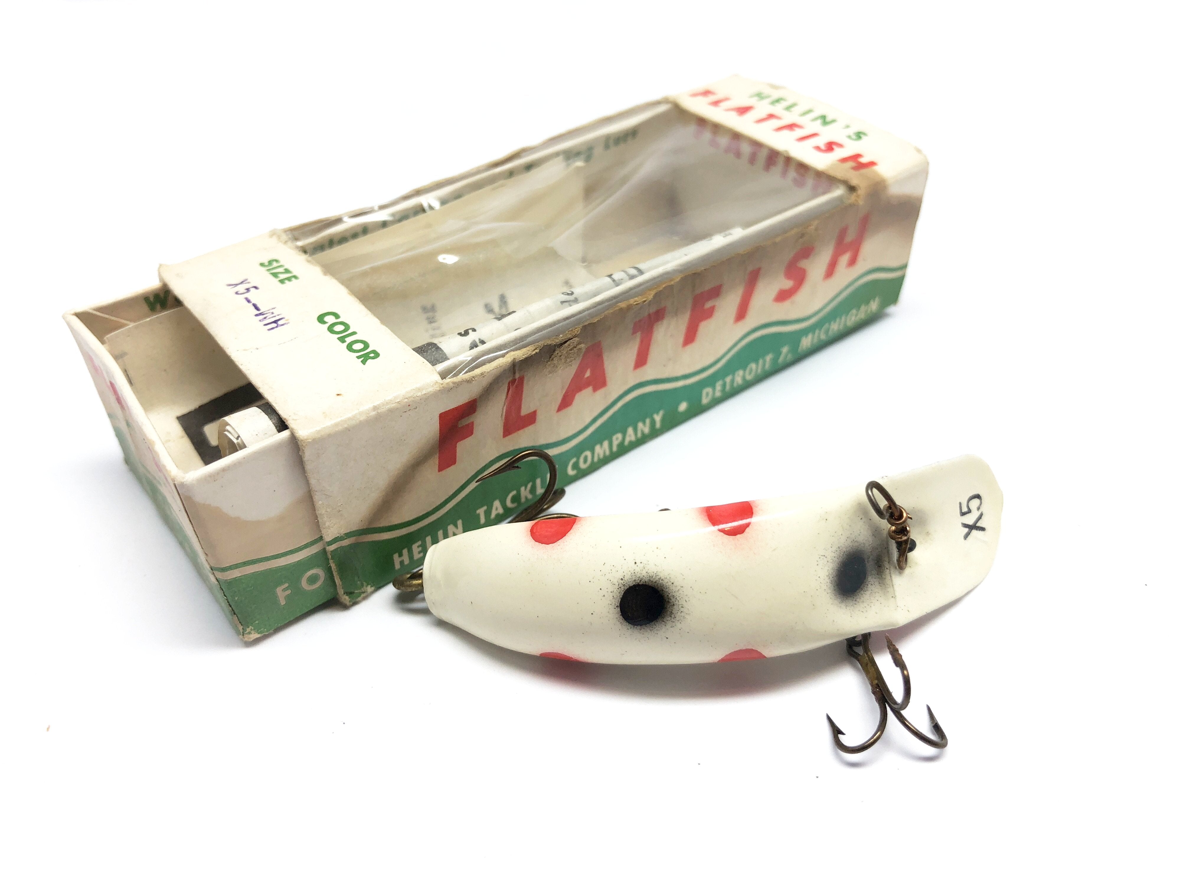 Vintage Helin Flatfish X5 WH with Box and Paperwork – My Bait Shop, LLC
