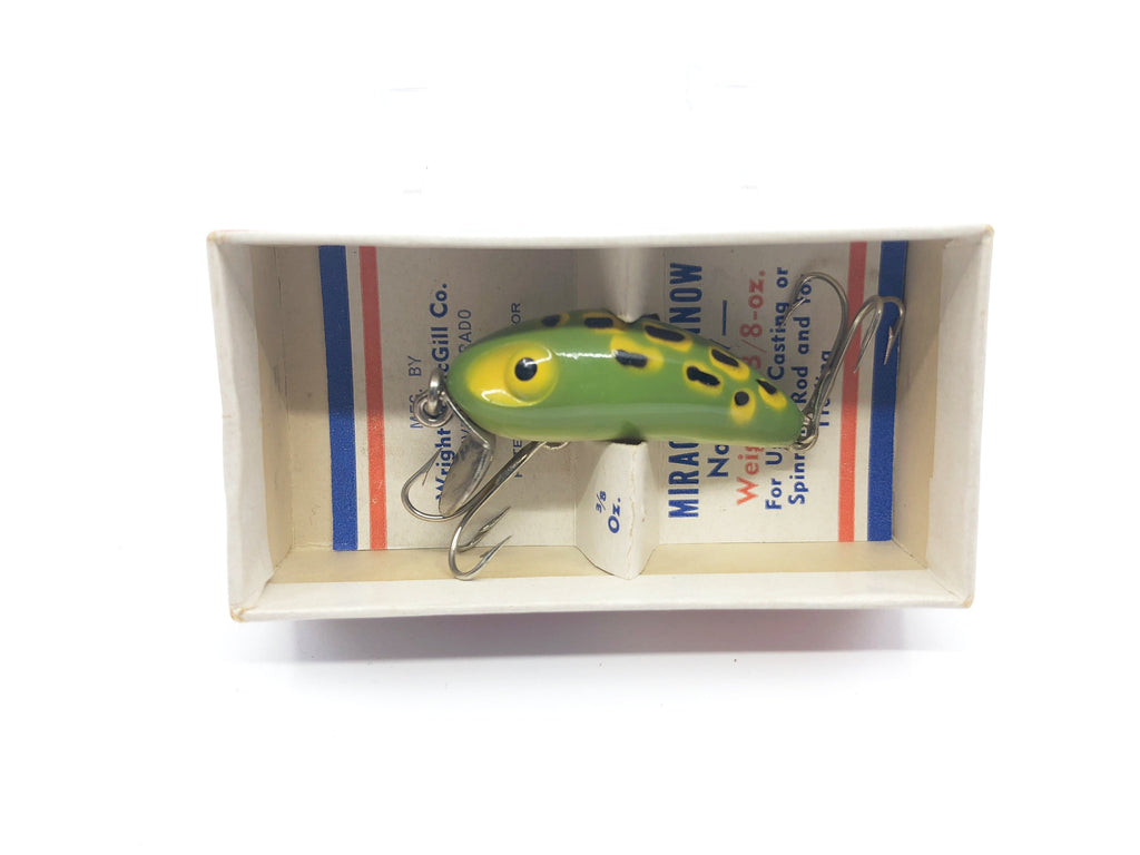 Wright & McGill Miracle Minnow 466W-7 Frog Color New in Box – My Bait ...