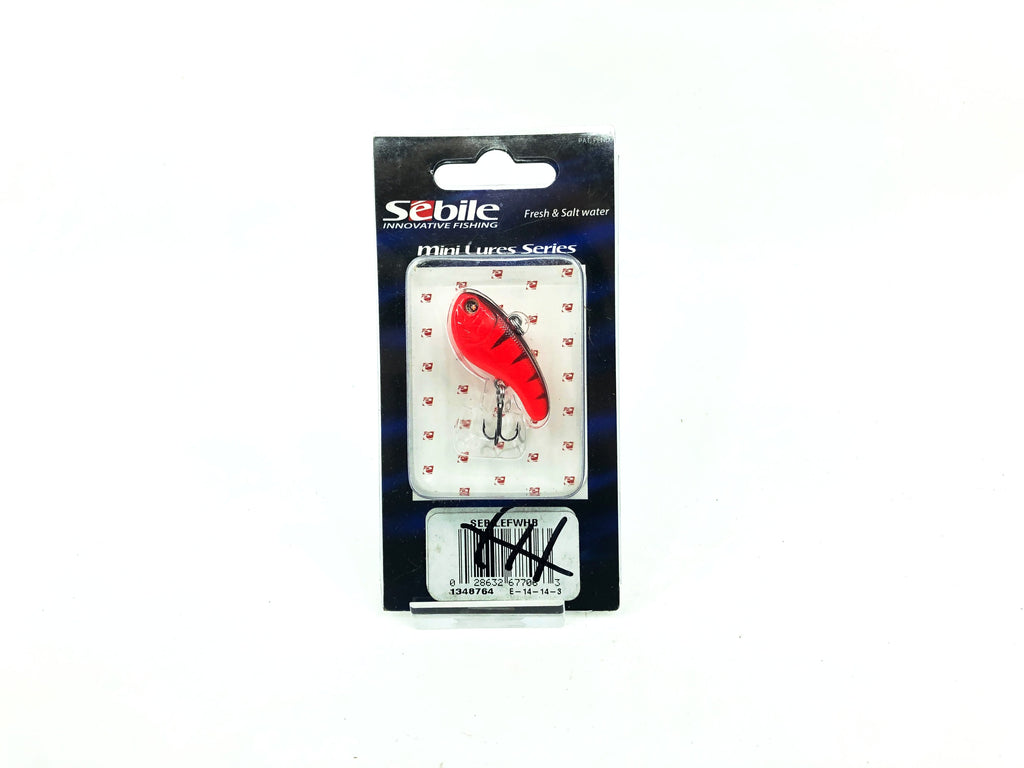 Sebile Mini Lure Series, Flatt Shad, Natural Tilapia Red Color in Box ...