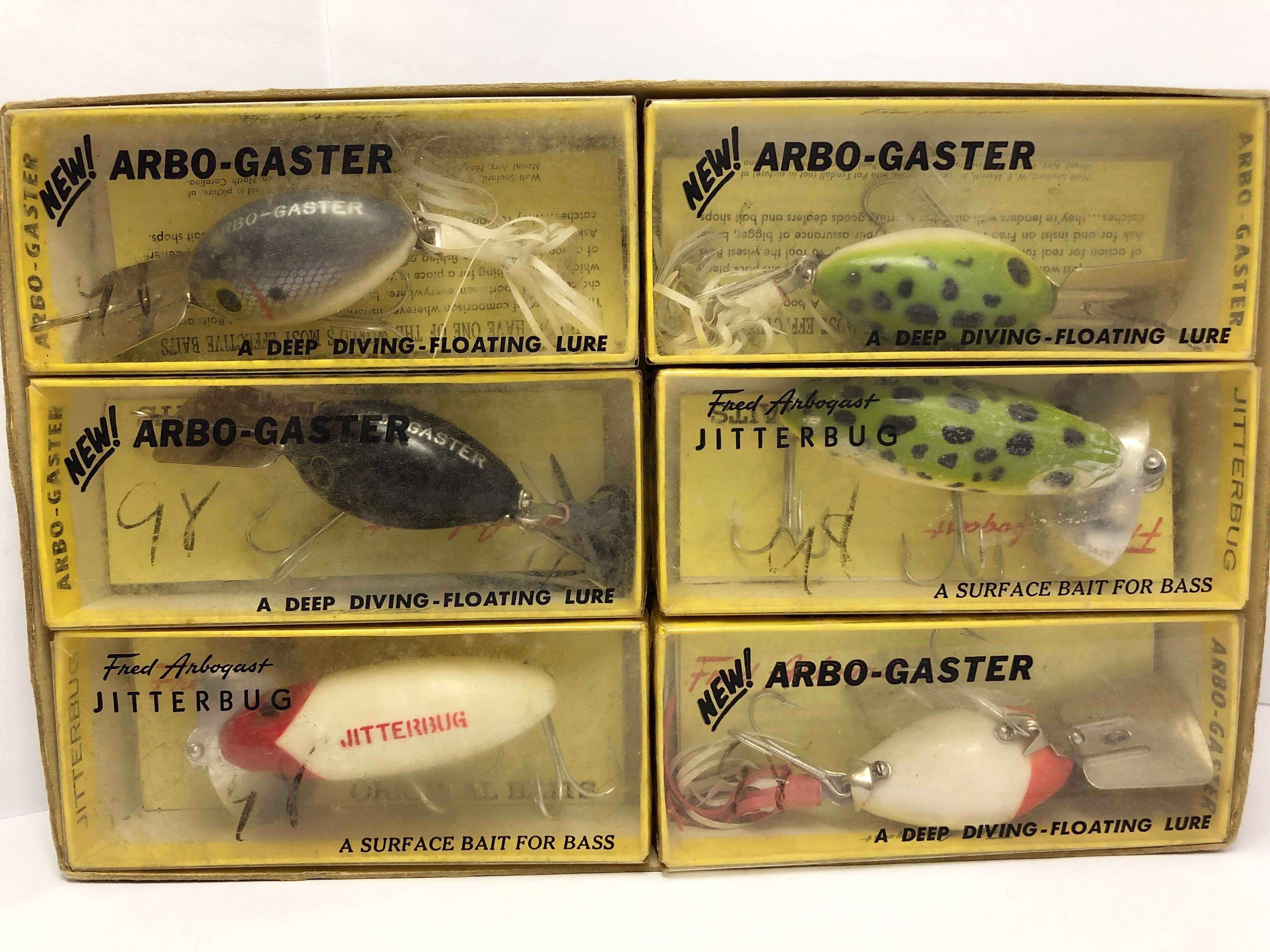 Arbogast Dealer Box of Six. Arbo-gasters and Jitterbugs NIB – My Bait ...
