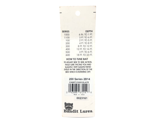 Bandit Series 200 2B14 Chart/Chocolate Color New Old Stock Rare Color ...