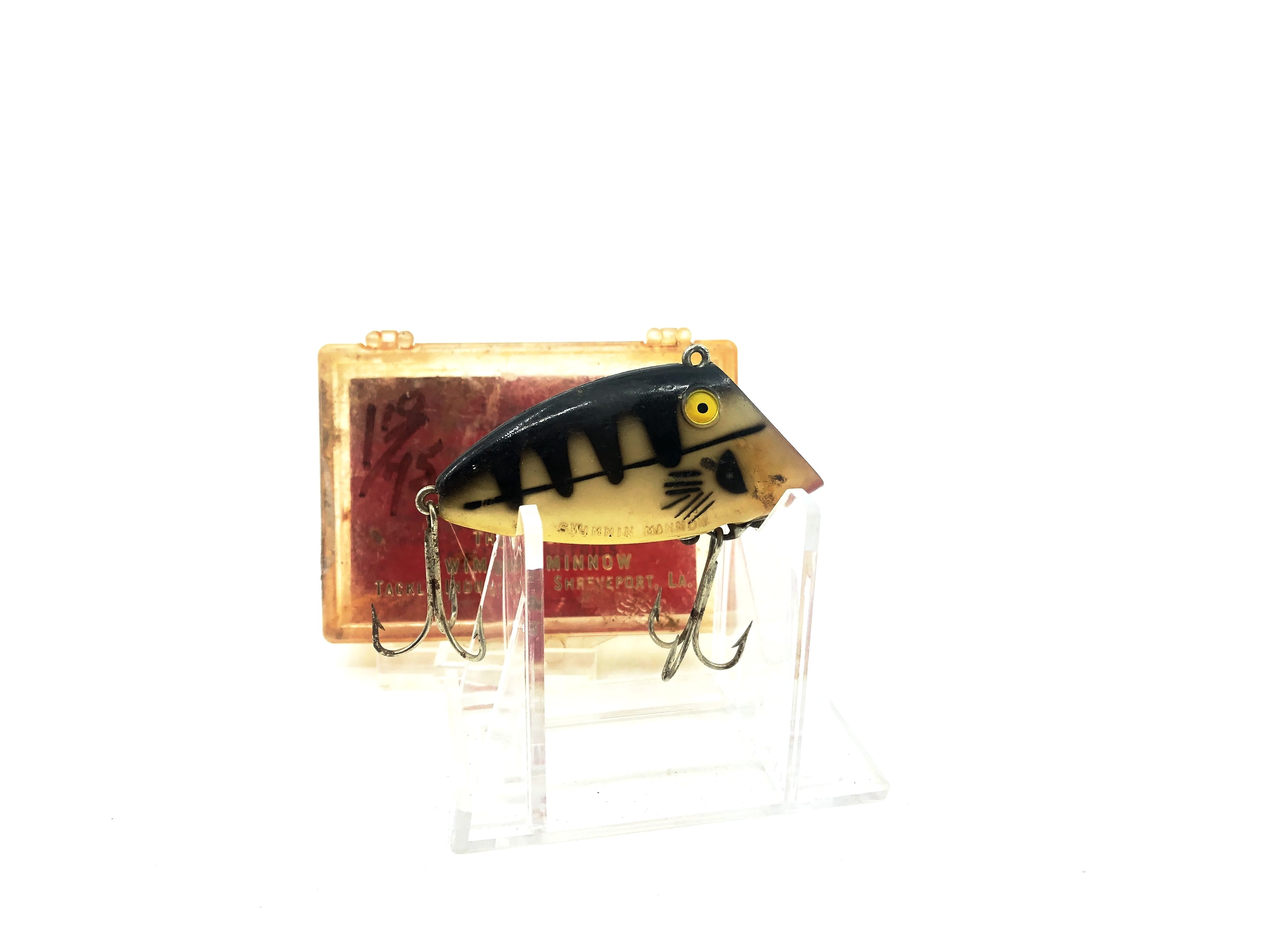 Tackle Industries Swimmin Minnow Black Ribs Color with Box – My Bait ...