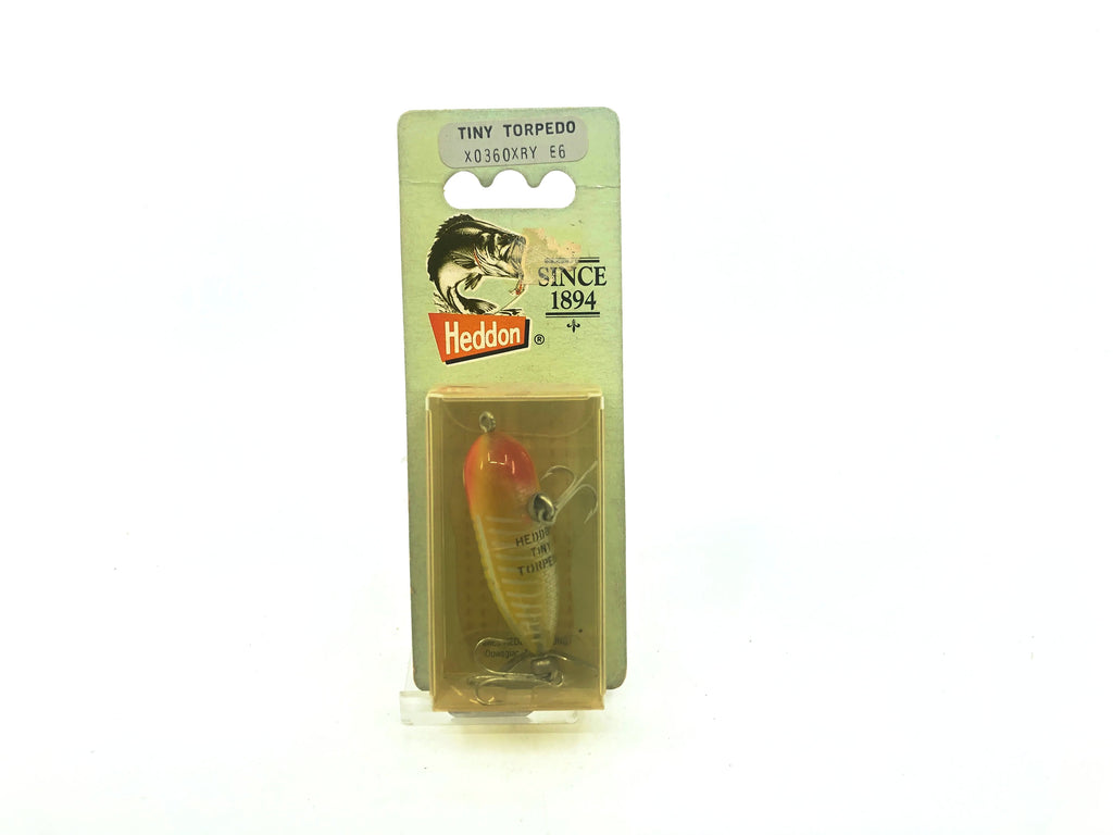 Heddon Tiny Torpedo X0360XRY Yellow Shore Minnow Color New on Card Old ...