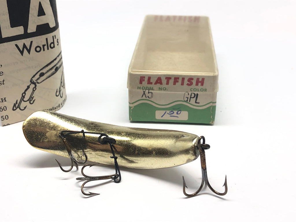 Helin Flatfish X5 GPL Gold Plated with Box – My Bait Shop, LLC