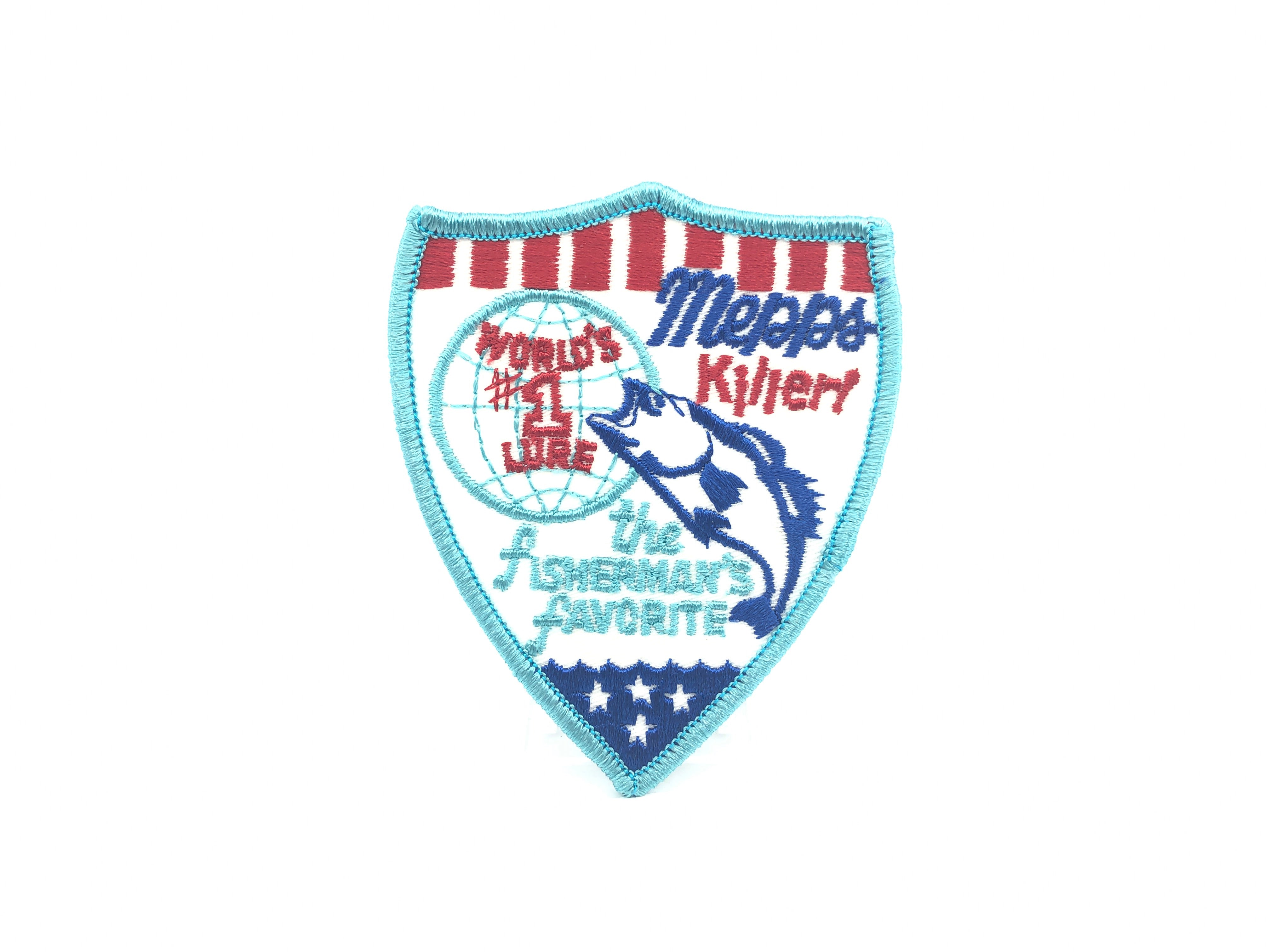 Vintage Mepps Killer World's #1 Lure Fishing Patch – My Bait Shop, LLC