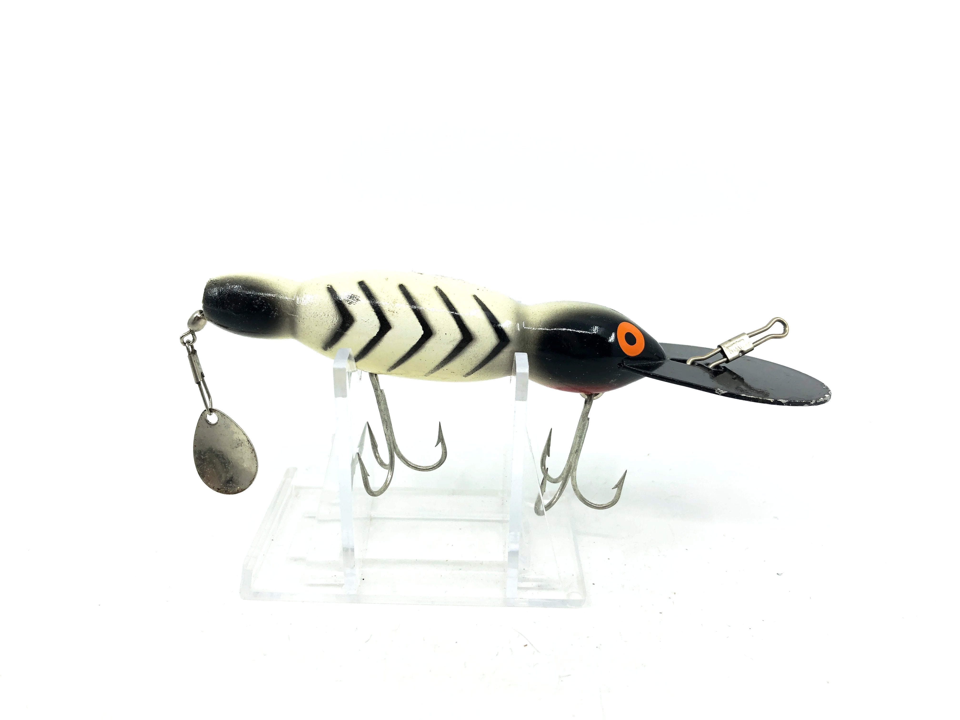 Bomber Water Dog, #06 White/Black Ribs Color – My Bait Shop, LLC