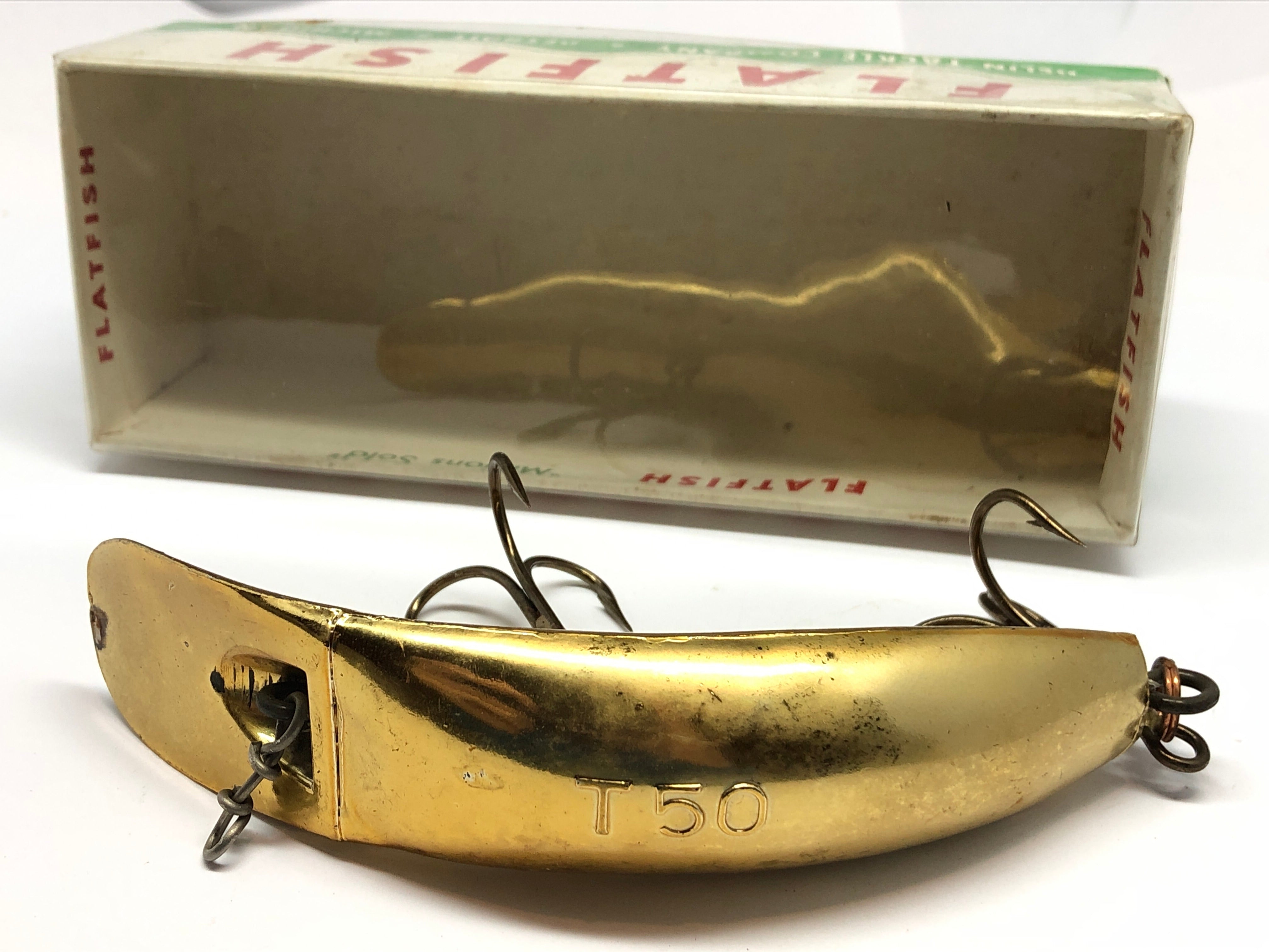 Helin Flatfish T50 GPL (Gold Platted) with Box – My Bait Shop, LLC