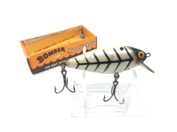 Bomber Speed Shad White Black Ribs Color with Box – My Bait Shop, LLC