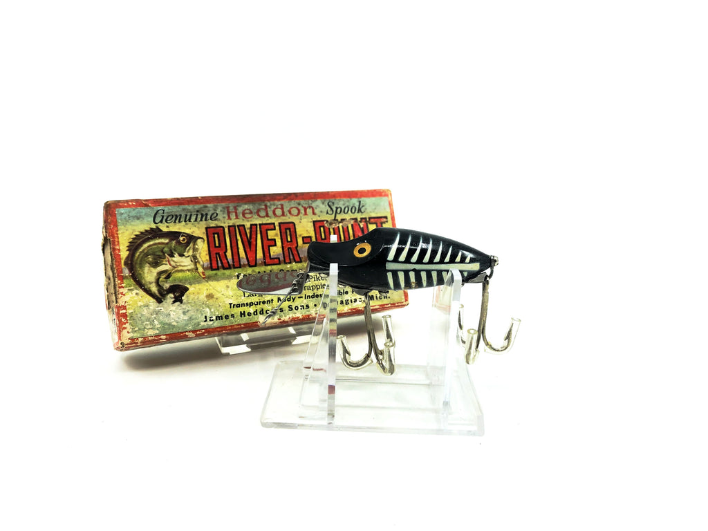 Heddon Midget River Runt Spook Go-Deeper, D-9010-XBW Black Shore Shore ...