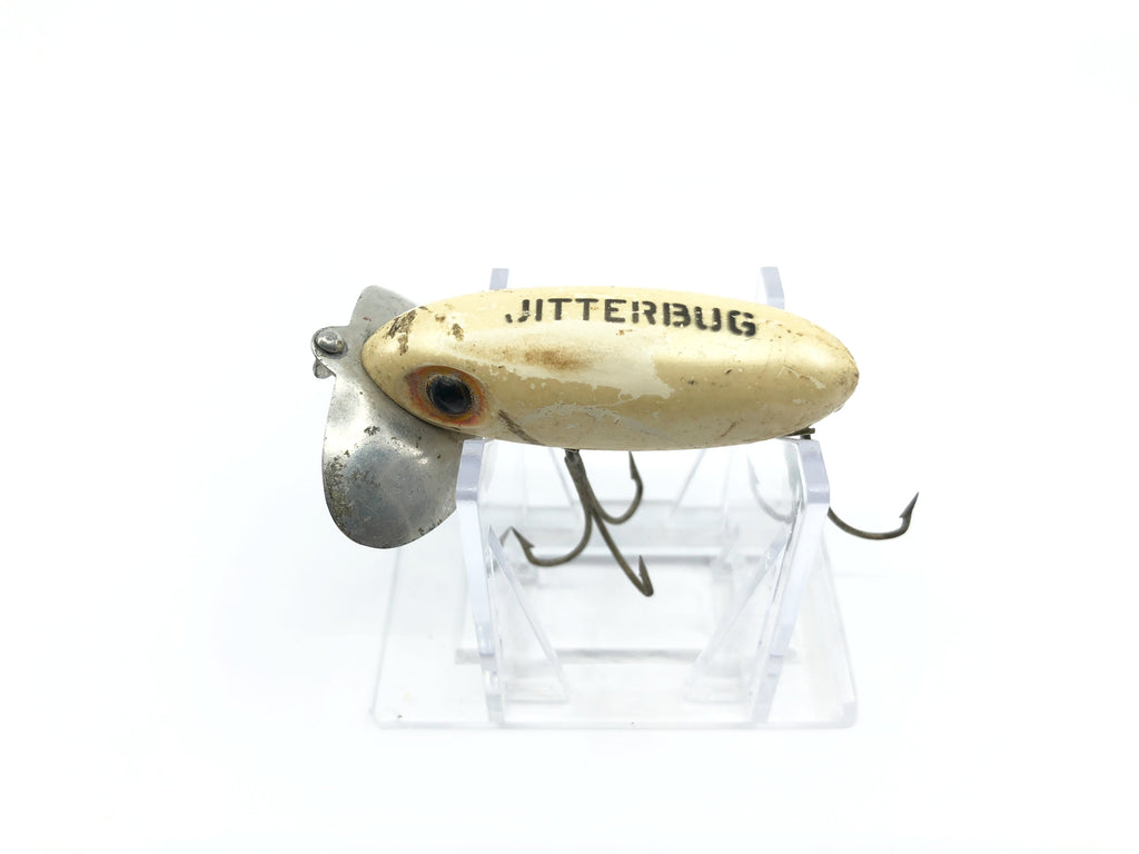 Arbogast Jitterbug in White / Luminous Color – My Bait Shop, LLC