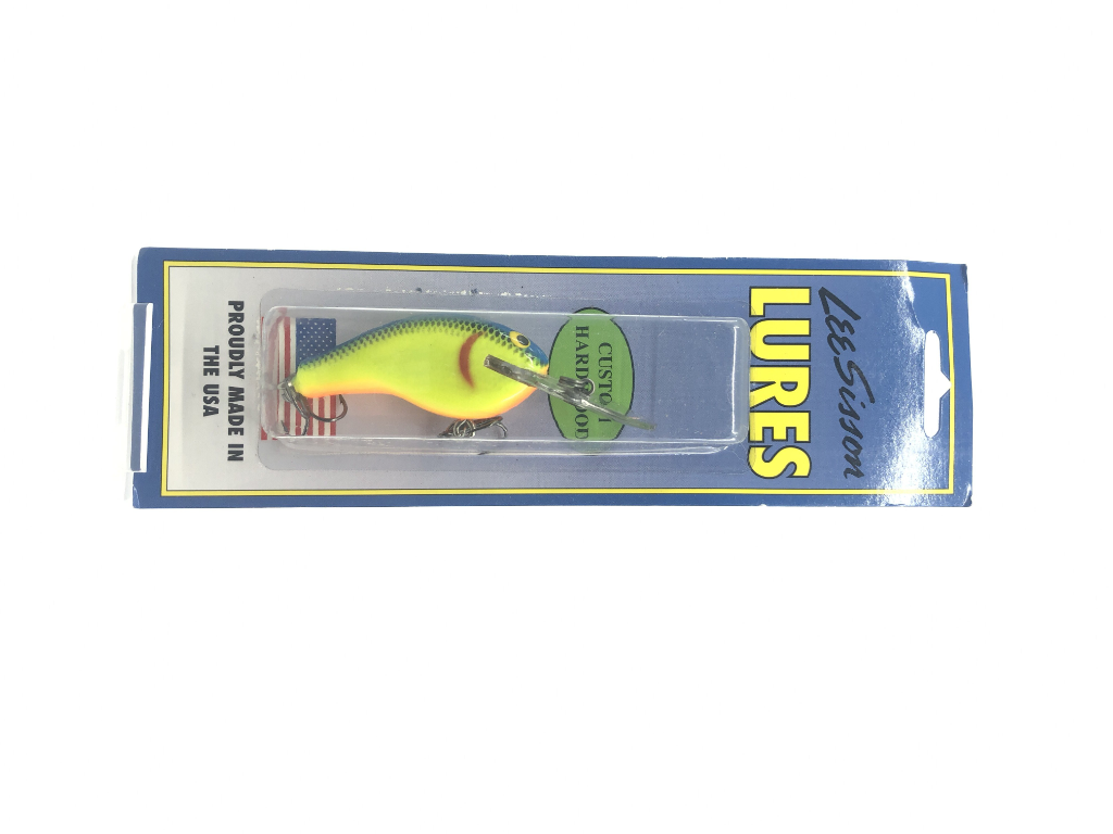 Lee Sisson Lure BS3 Square Bill Crank Chartreuse Color New on Card – My ...