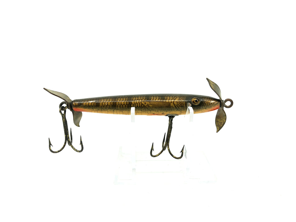 Shakespeare Slim Jim Vintage Wooden Lure, Natural Pike Color – My Bait ...