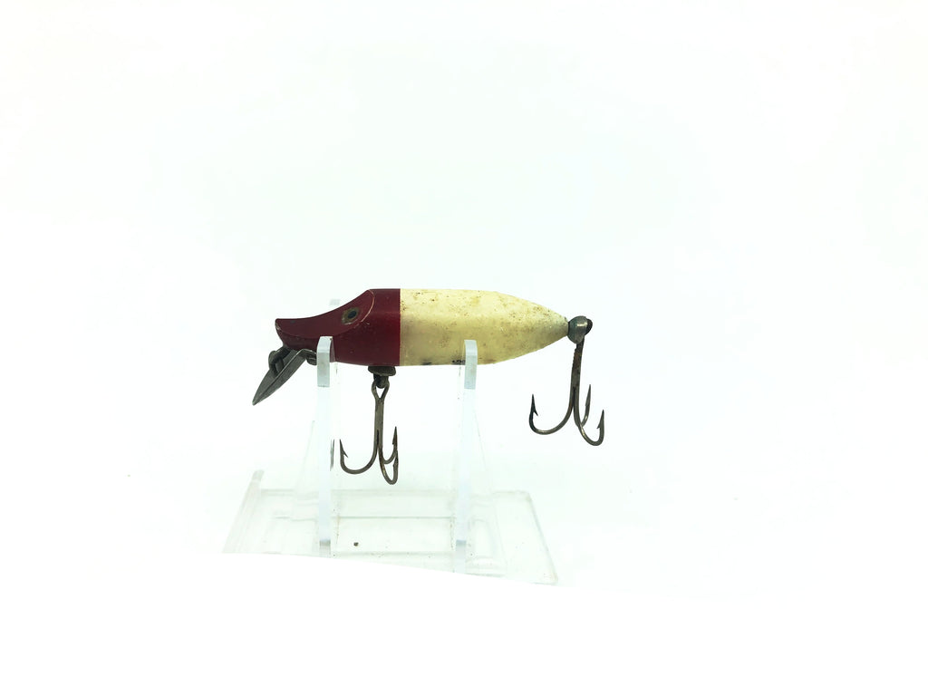 Heddon Tiny Floating River Runt Spook 340 RH Red Head White Color – My ...