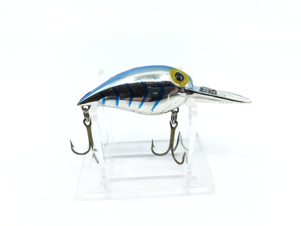 Storm Wiggle Wart Color V112 Metal Silver Blue Herringbone – My Bait ...