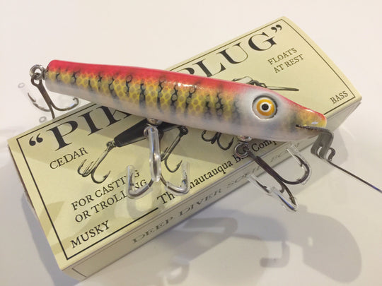 Chautauqua Piko Plug Tigra Musky Color Special Order! – My Bait Shop, LLC