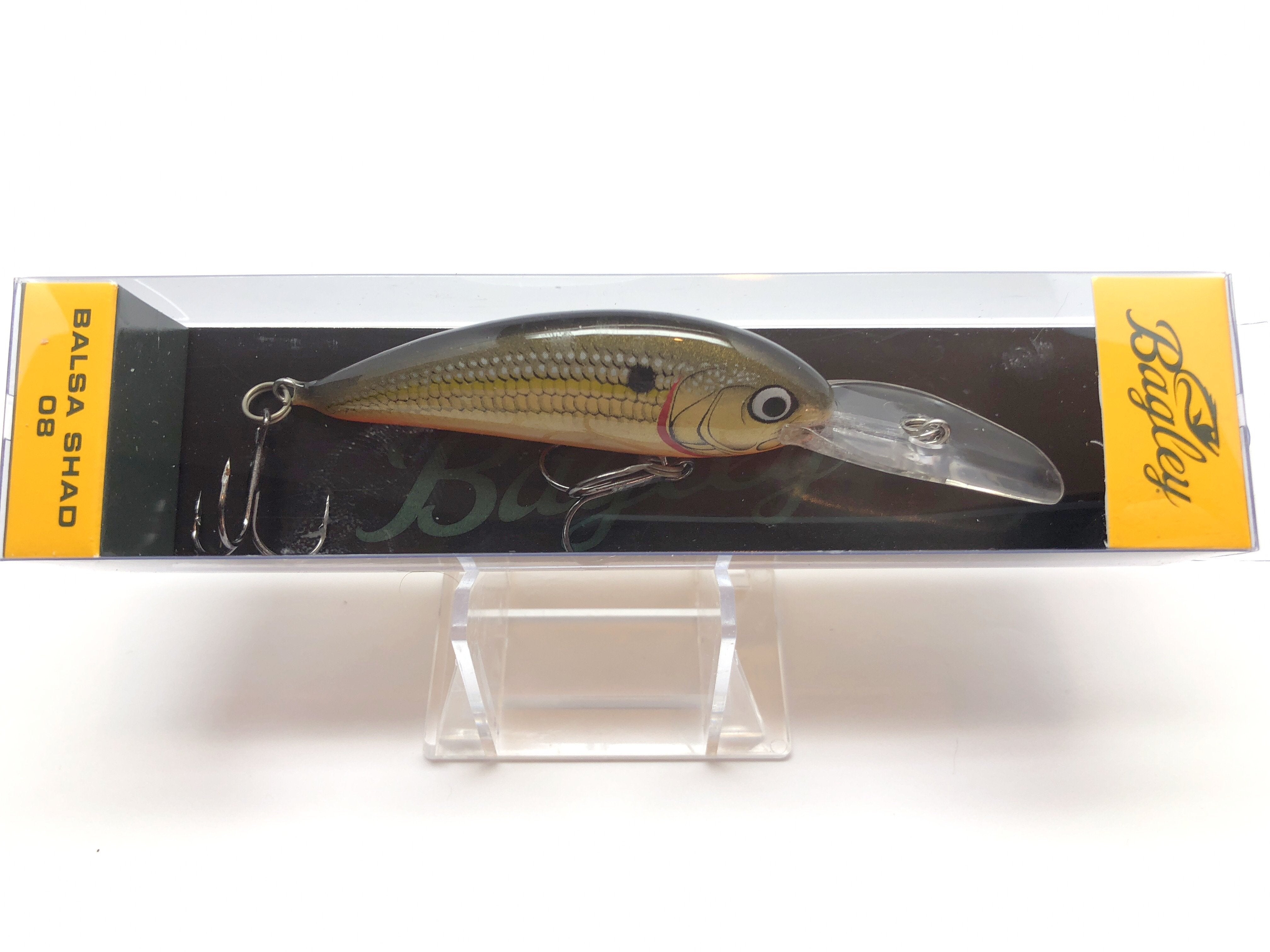 Bagley Balsa Shad 08 BS08-GSD Gold Shad Color New in Box OLD STOCK – My ...