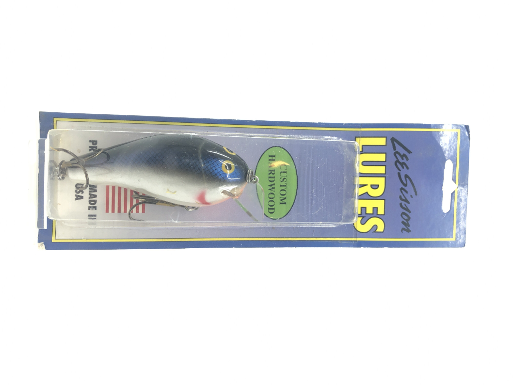 Lee Sisson Lure Dark and Light Blue Scale Color New on Card – My Bait ...