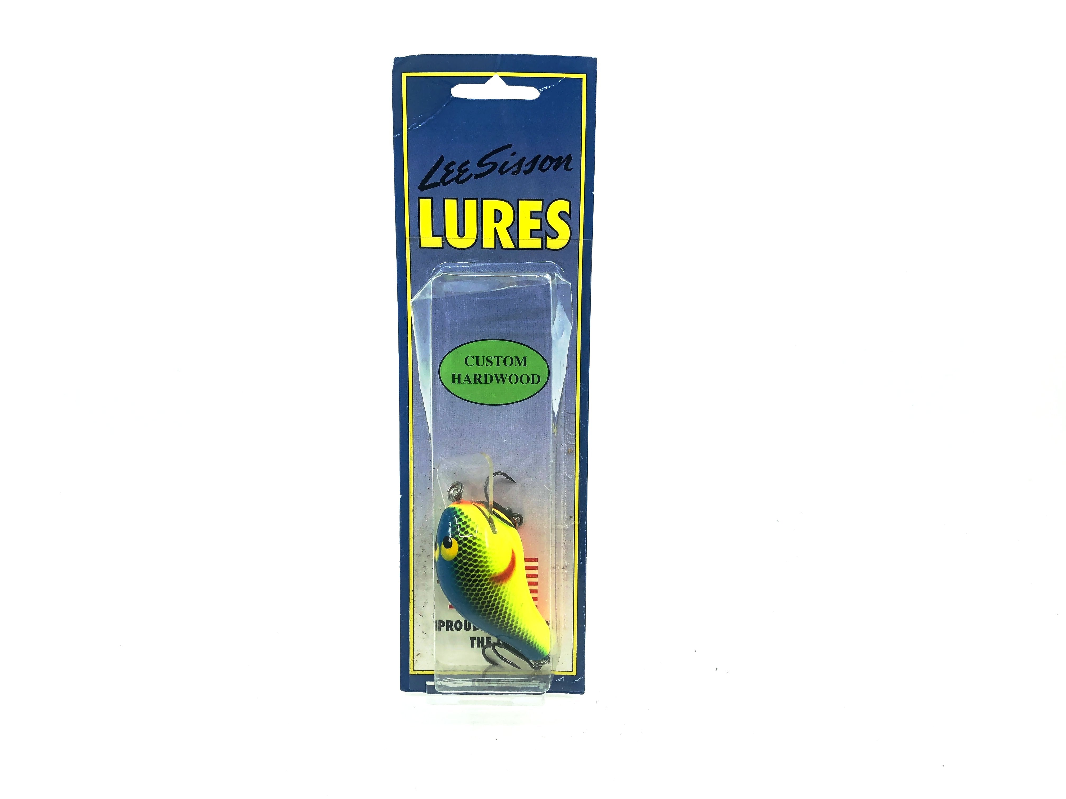 Lee Sisson BS2 Chartreuse/Blue Back Color New on Card – My Bait Shop, LLC
