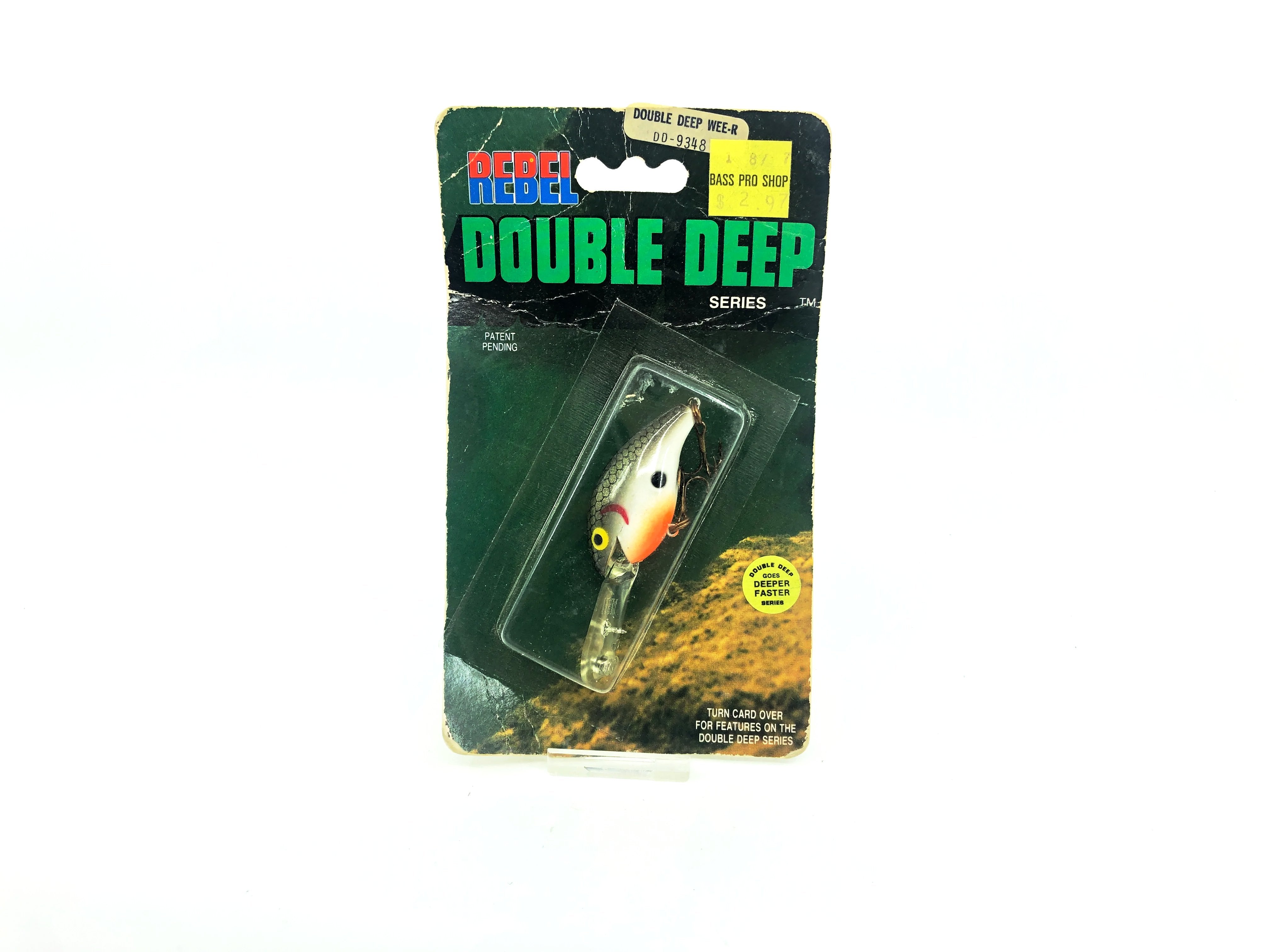 Rebel Double Deep Wee-R DD-9348 Tennessee Shad Color, New on Card – My ...